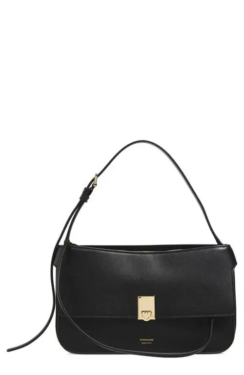 FERRAGAMO Extrasmall Cara Shoulder Bag - Nero