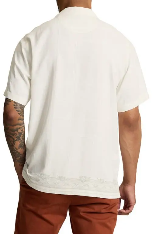 Tommy Bahama Isle Do Embroidered Silk Camp Shirt