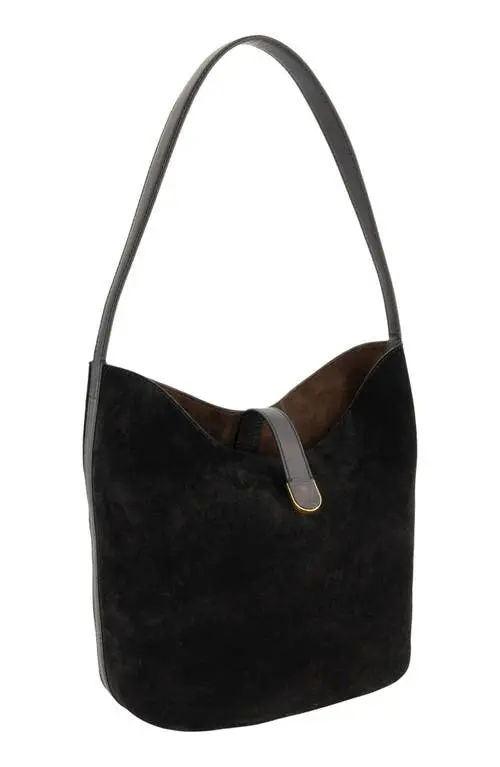Vince Medium Eris Suede Bucket Bag