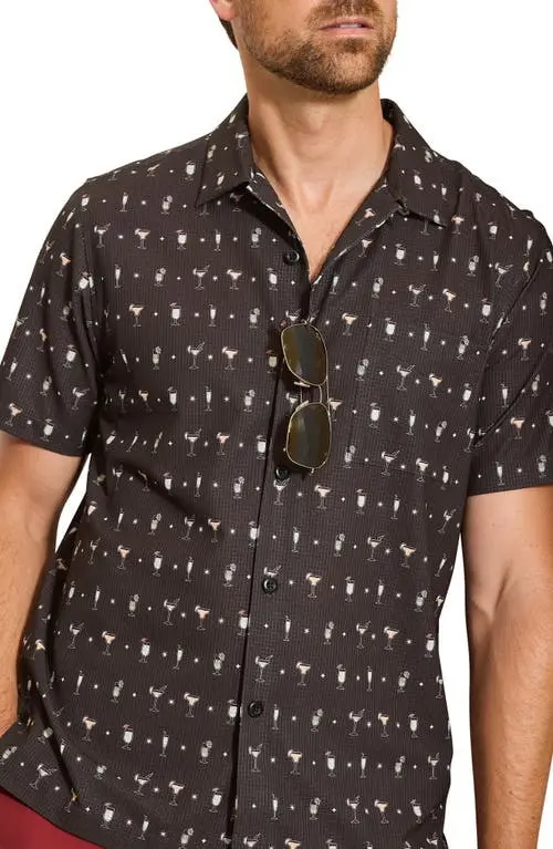 Tommy Bahama Bahama Coast Cocktail Conga Print Button-up Shirt - Tapenade