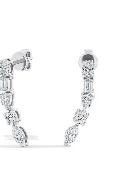 EVERLEE Multi-shape Lab-grown Diamond Ear Climbers In 14k