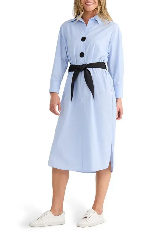 BRAVE+TRUE Coventry Tie Waist Long Sleeve Shirtdress
