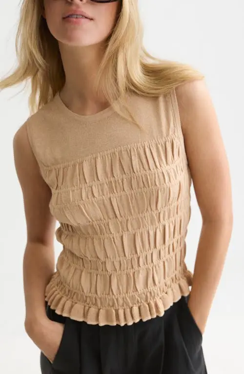 Scotch & Soda Smock Stitched Knit Tank
