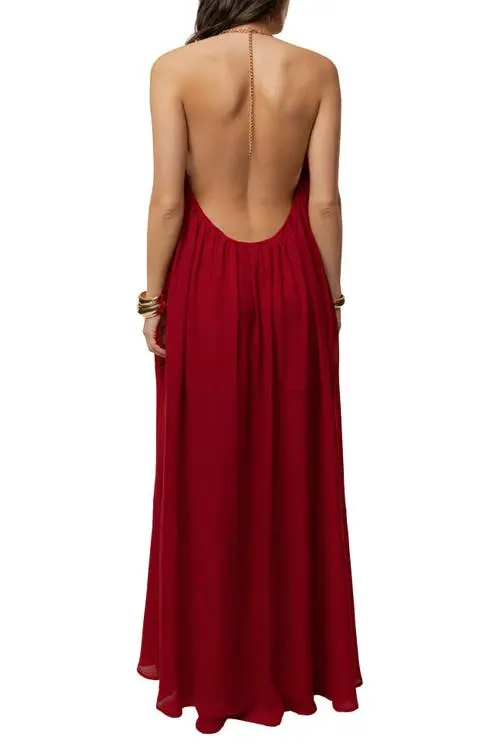 JLUXLABEL Hana Backless Maxi Dress