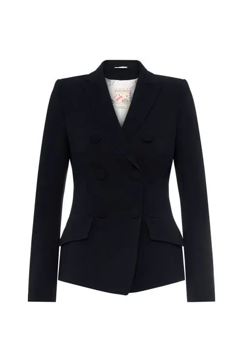 MAISON COMMON Double Breasted Travel Safe Blazer