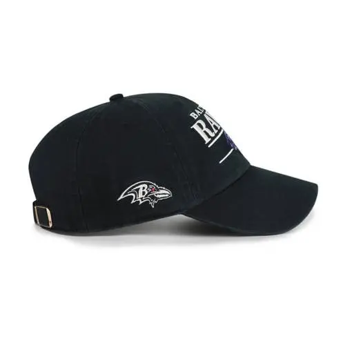 '47 Baltimore Ravens Throwback Graphic Clean Up Adjustable Hat
