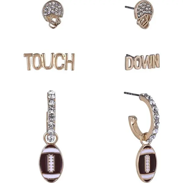 HALLMARK Game Day Trio Earring Set