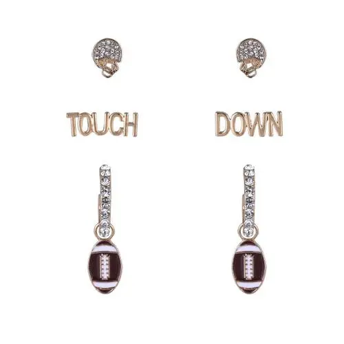 HALLMARK Game Day Trio Earring Set