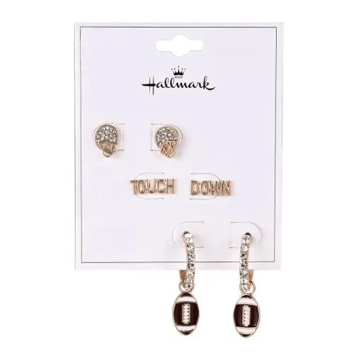 HALLMARK Game Day Trio Earring Set