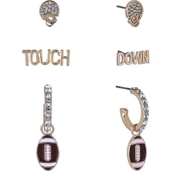 HALLMARK Game Day Trio Earring Set