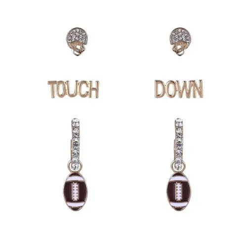 HALLMARK Game Day Trio Earring Set