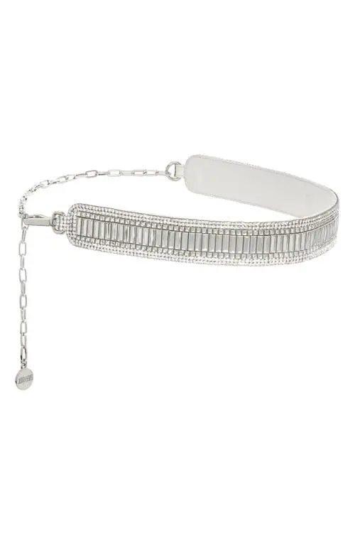 Judith Leiber Baguette Beaded Chain Belt