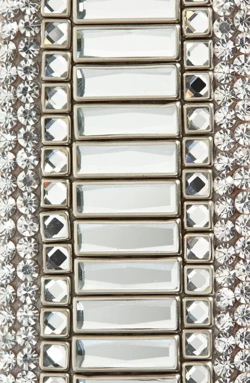 Judith Leiber Baguette Beaded Chain Belt