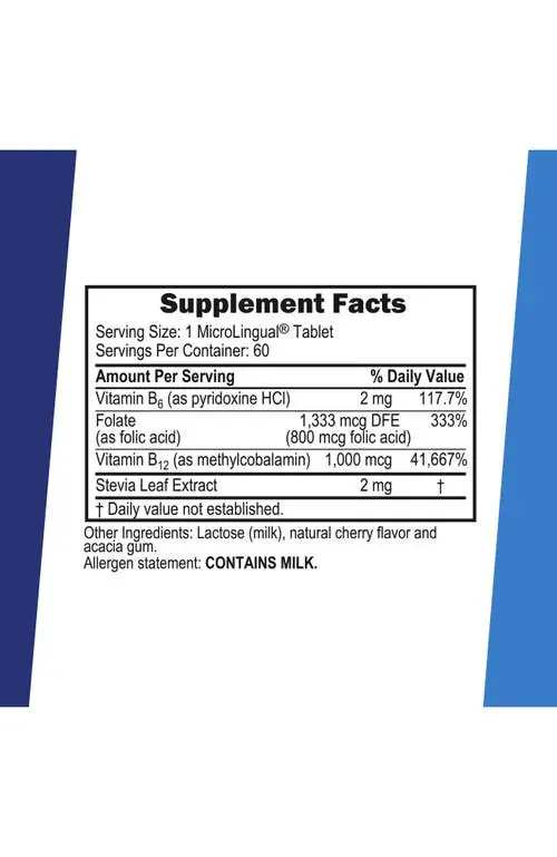 SUPERIOR SOURCE No Shot Vitamin B12 Methylcobalamin Energy Support Microlingual Tablets