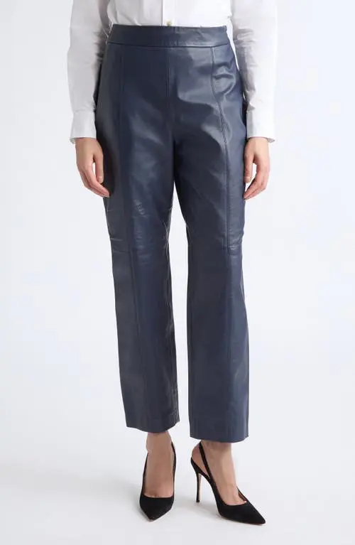 St. John Leather Trousers - Midnight