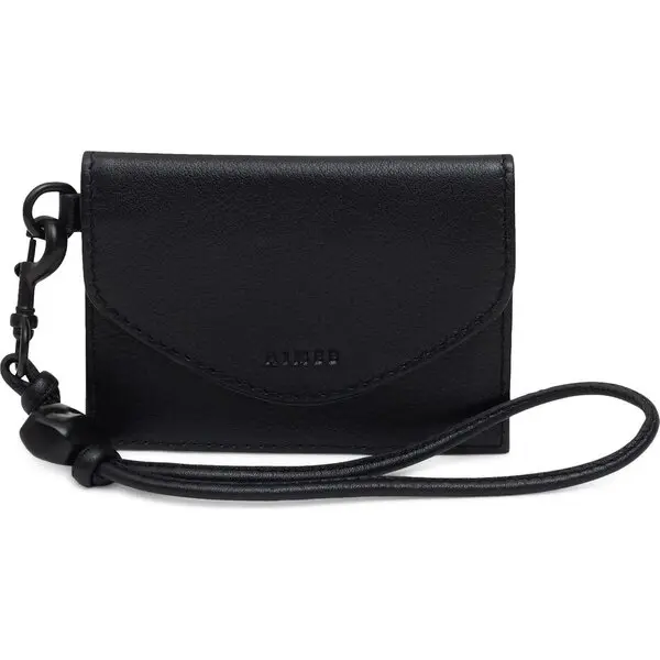 AIMEE Power Wristlet Card Case - Black