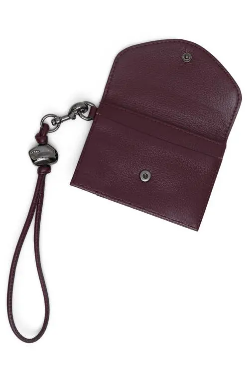 AIMEE Power Wristlet Card Case - Wine