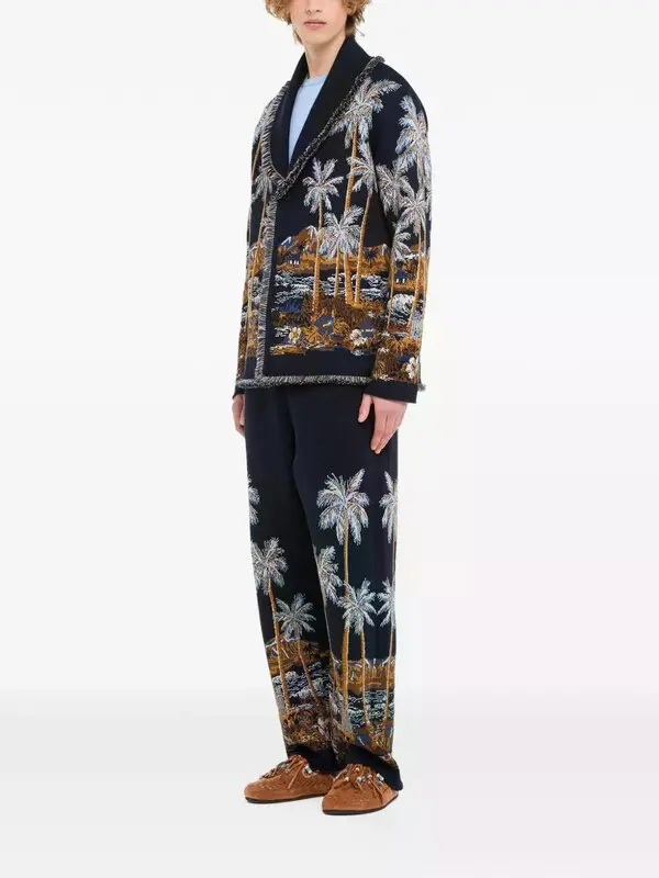 Alanui Diamond Head Fringed Cardigan
