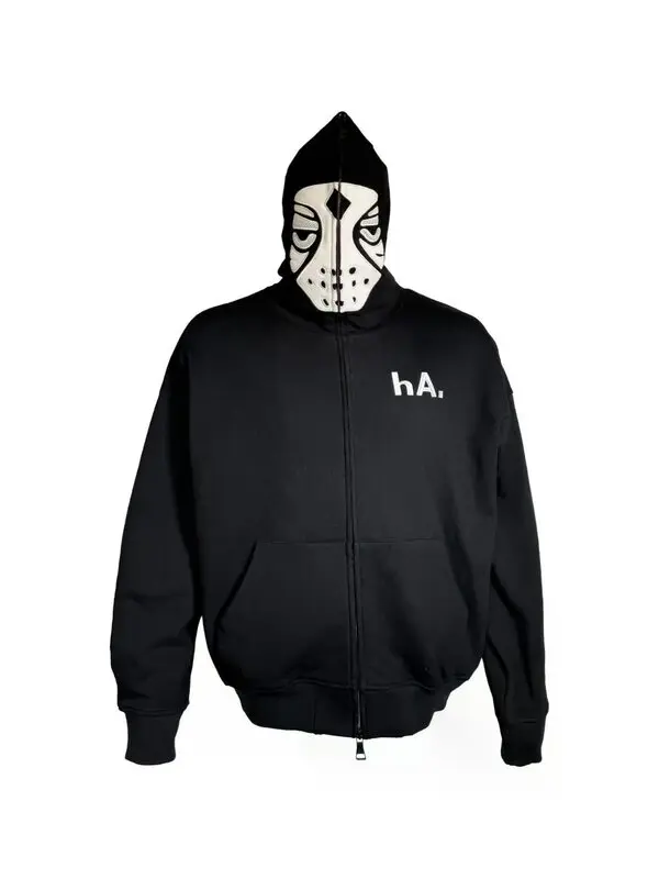 HACULLA. Graphic Patch Zip-up Hoodie