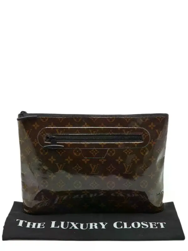 LOUIS VUITTON 2018 Cosmo Monogram Glaze Pochette