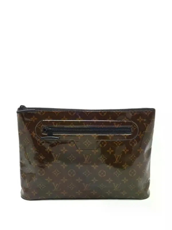 LOUIS VUITTON 2018 Cosmo Monogram Glaze Pochette