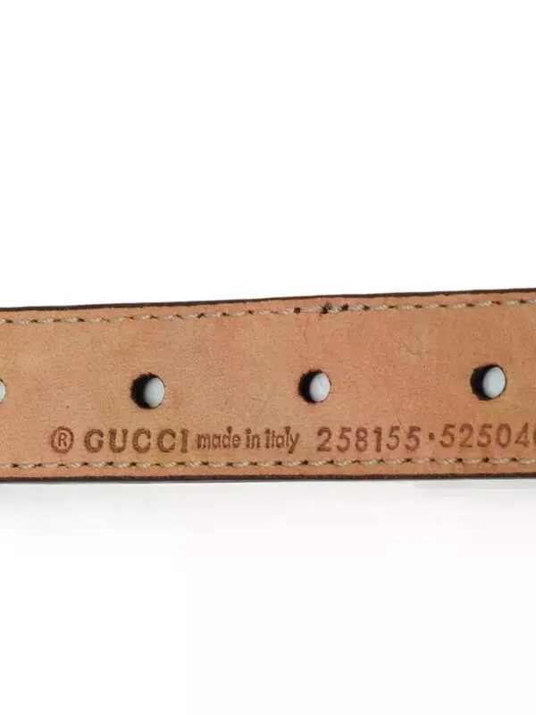 Gucci Interlocking Gg Web Stripe Belt
