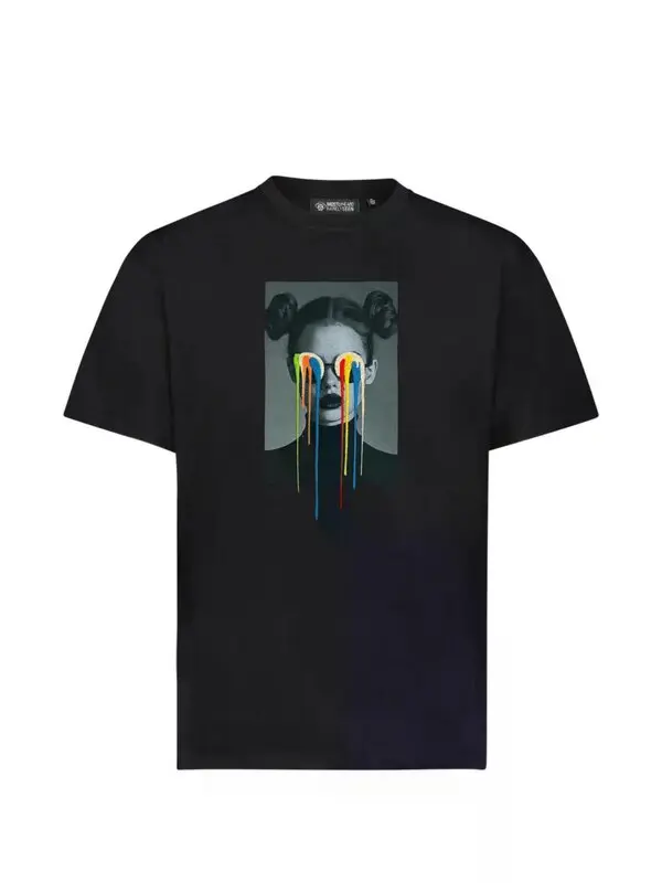 MOSTLY HEARD RARELY SEEN Embroidered Graphic-print T-shirt