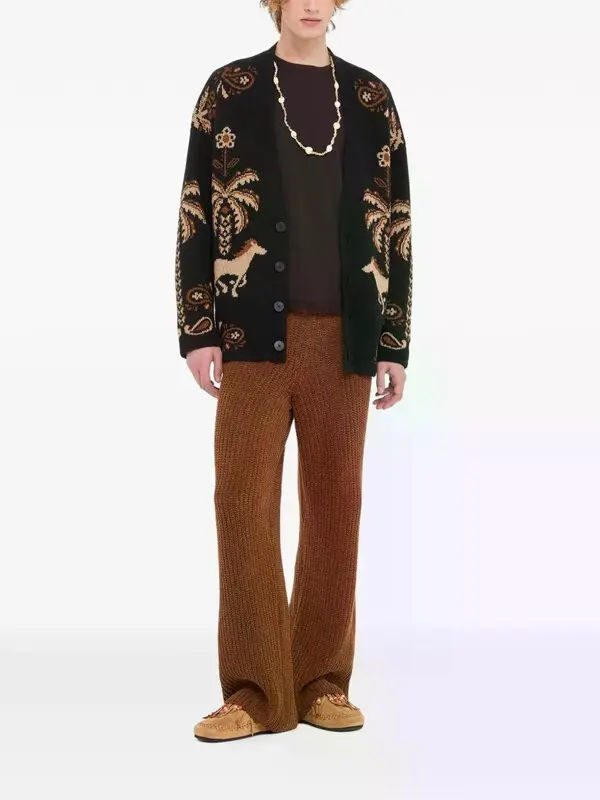 Alanui Fringed Knit T-shirt