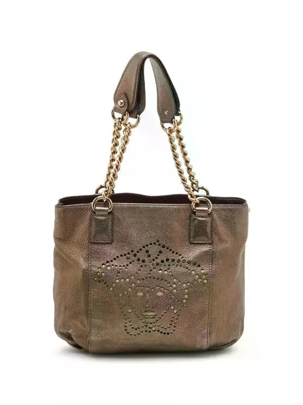 Versace Medusa Perforated Tote Bag