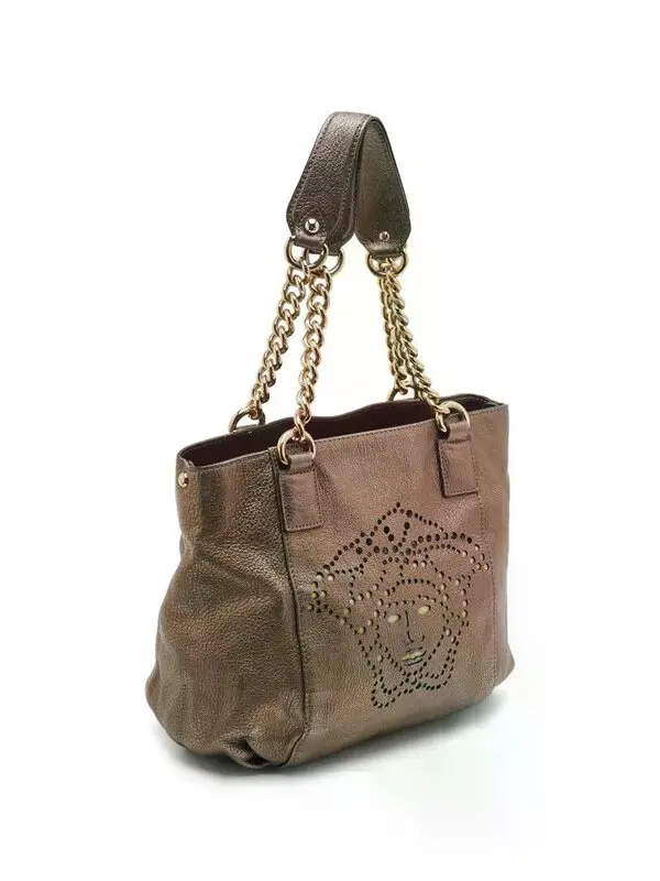 Versace Medusa Perforated Tote Bag