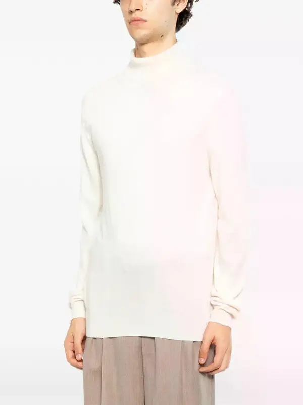 N.peal Roll Neck Cashmere Sweater - Neutrals