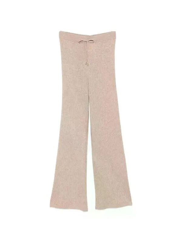 N.peal Ribbed Knit Trousers