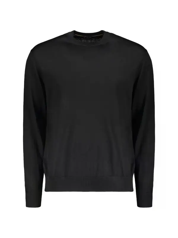 Paul & Shark Fine-knit Long-sleeve Sweater - Black