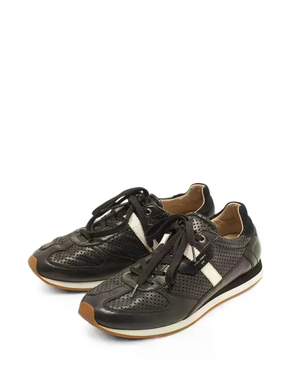 Dolce & Gabbana Perforated Leather Lace-up Sneakers