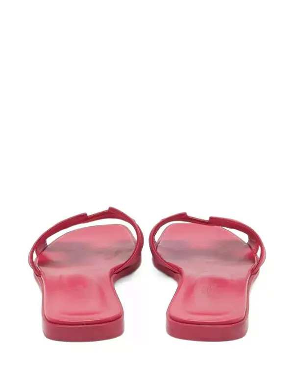 Hermès Oran Leather Slides