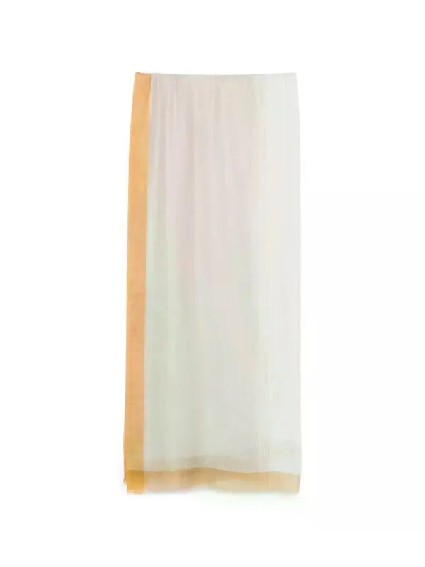 N.peal Bordered Pashmina Scarf