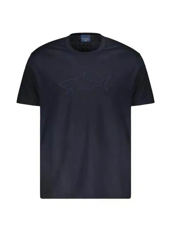 Paul & Shark Embroidered-logo Crew-neck T-shirt