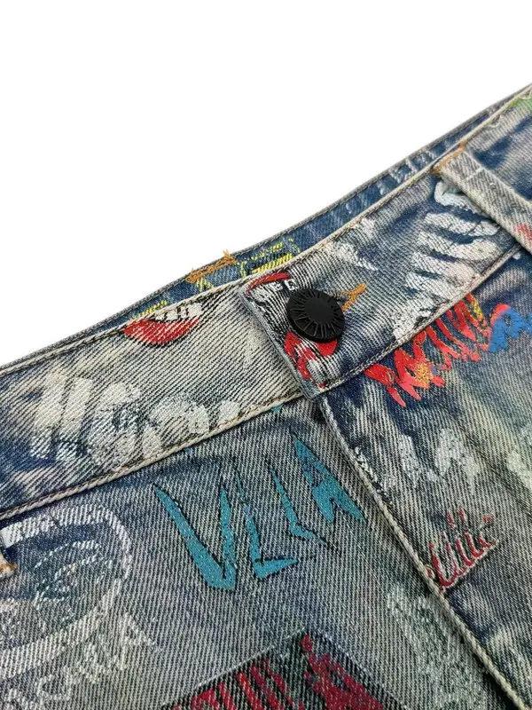 HACULLA. Logo-print Wide-leg Jeans