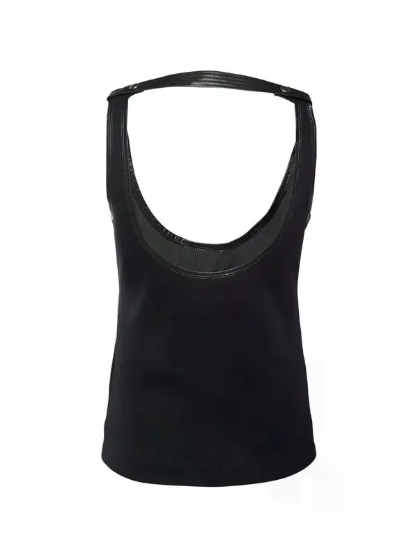 Givenchy Rib-knit Scoop Neck Tank Top