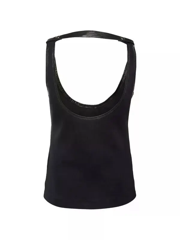 Givenchy Rib-knit Scoop Neck Tank Top
