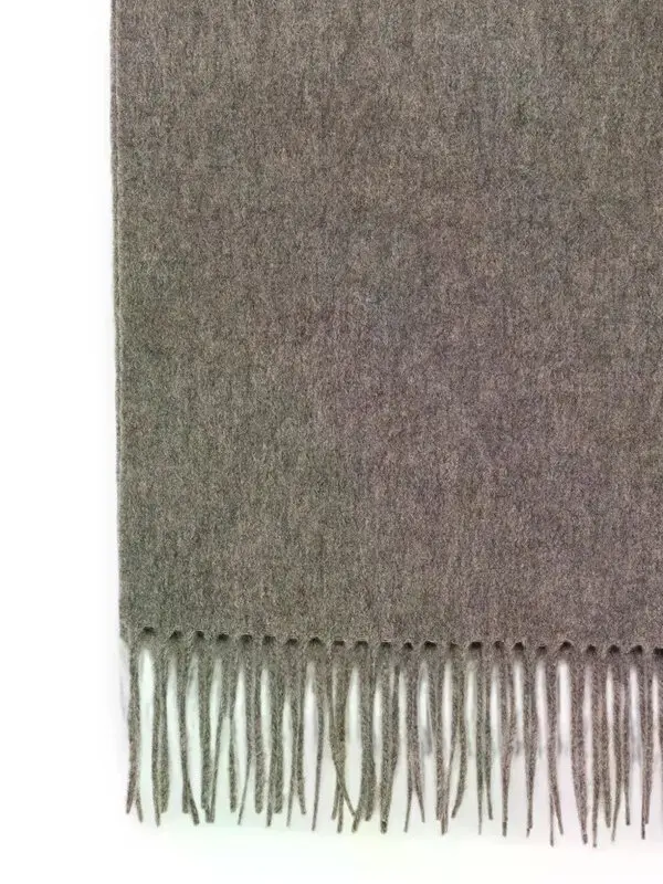 N.peal Fringed Woven Scarf