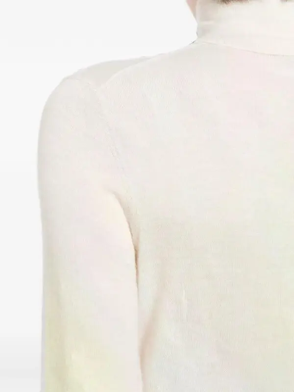 N.peal Margot Roll-neck Top