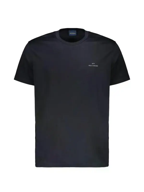 Paul & Shark Logo-print Crew-neck T-shirt - Blue