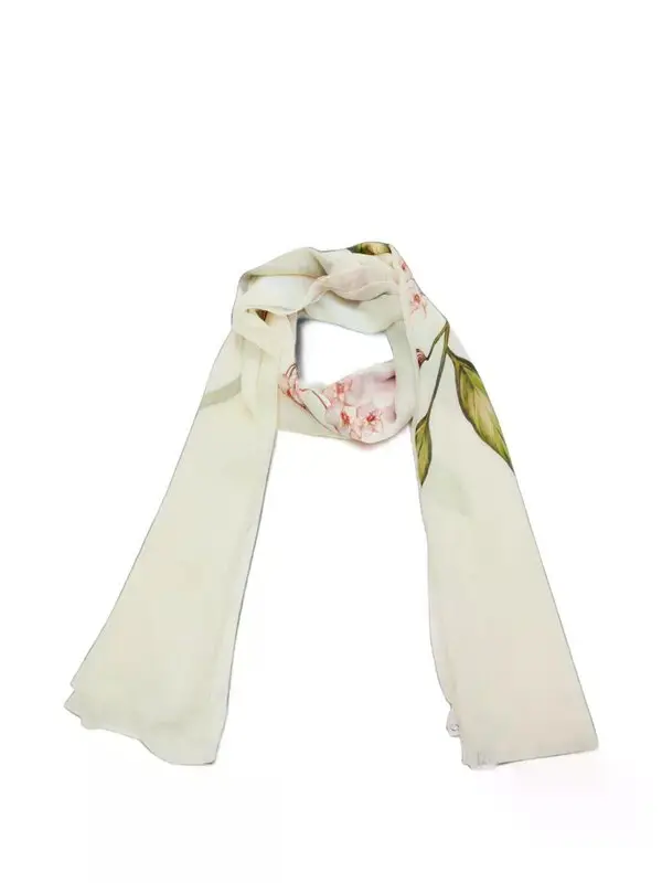 Oscar De La Renta Floral-print Scarf
