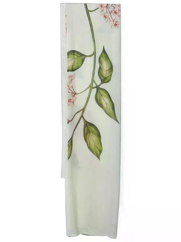 Oscar De La Renta Floral-print Scarf