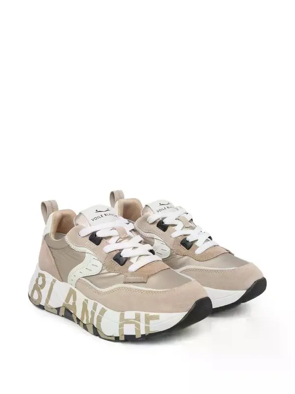 VOILE BLANCHE Panelled Lace-up Sneakers