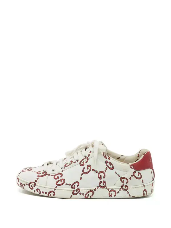 Gucci Ace Sneakers With Gg Print