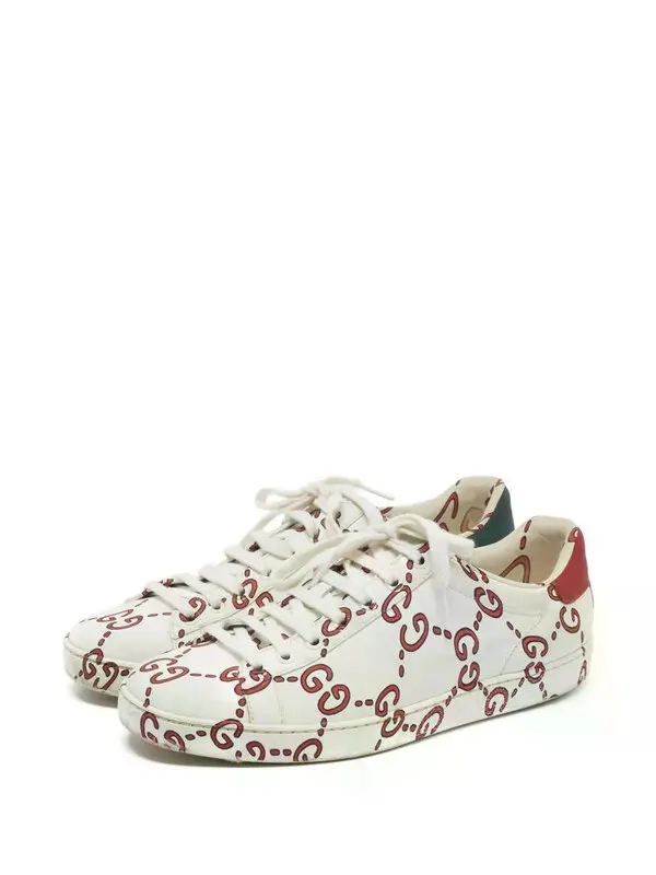 Gucci Ace Sneakers With Gg Print