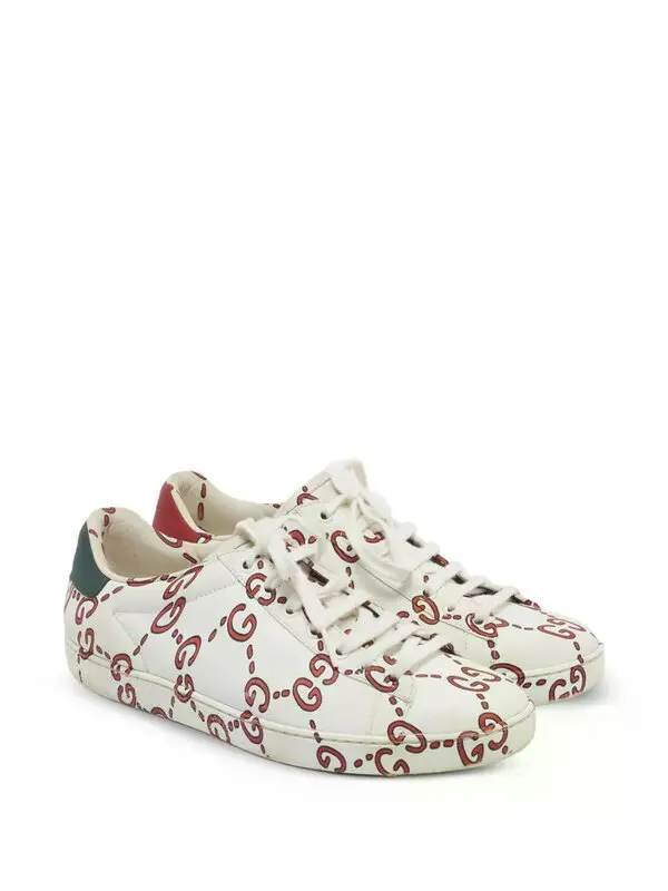 Gucci Ace Sneakers With Gg Print