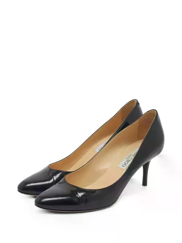 JIMMY CHOO Gilbert Patent Leather Pumps - Black